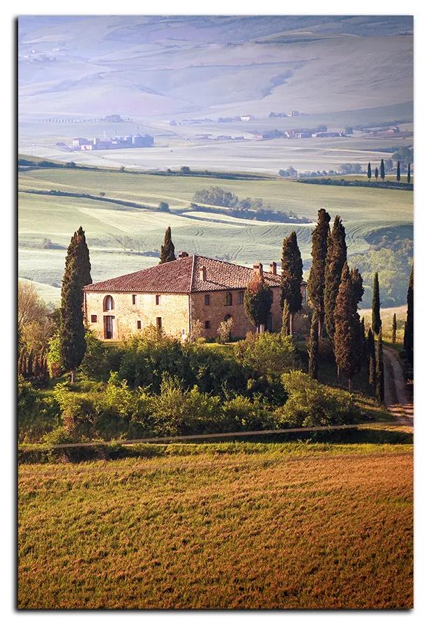 Obraz na plátně - Italská venkovská krajina - obdélník 7156A (60x40 cm)