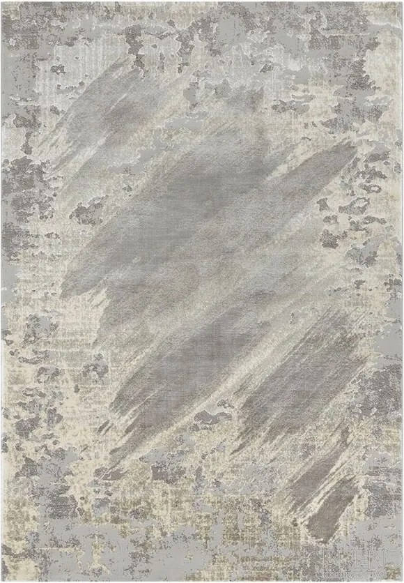 Breno Kusový koberec MONET 503 silver - šedý, 80x150 cm, Šedá