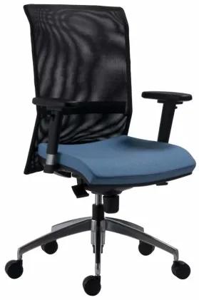 Antares Kancelářská židle 1580 Syn Gala Net bez područek Mechanika synchronní mechanismus Hlavová opěrka bez hlavové opěrky GALERIE - Čalounění Antares LÁTKY (BN) / BONDAI Barva síťoviny DSG černá síťovina