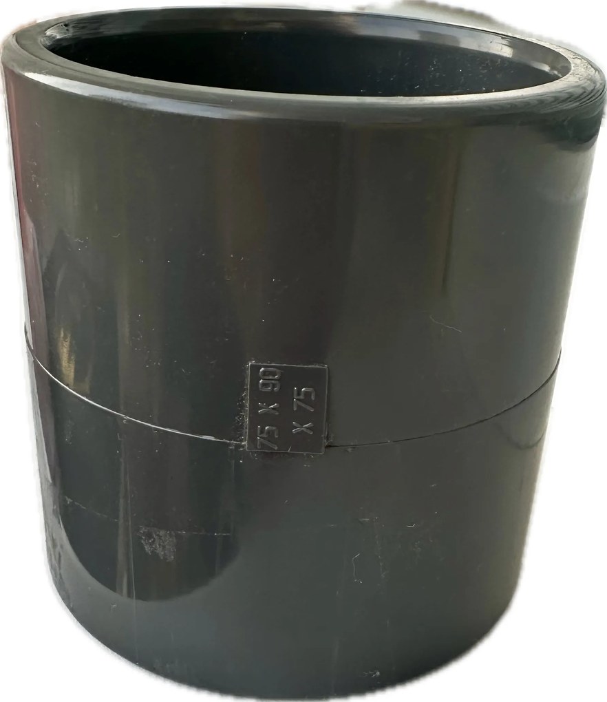 Vagnerpool PVC Redukce dlouhá 90mm ext/75mm int. x 75mm int.