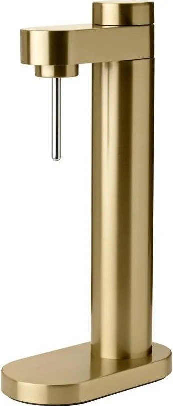 Výrobník sody z nerezové oceli v mosazné barvě Brus – Stelton