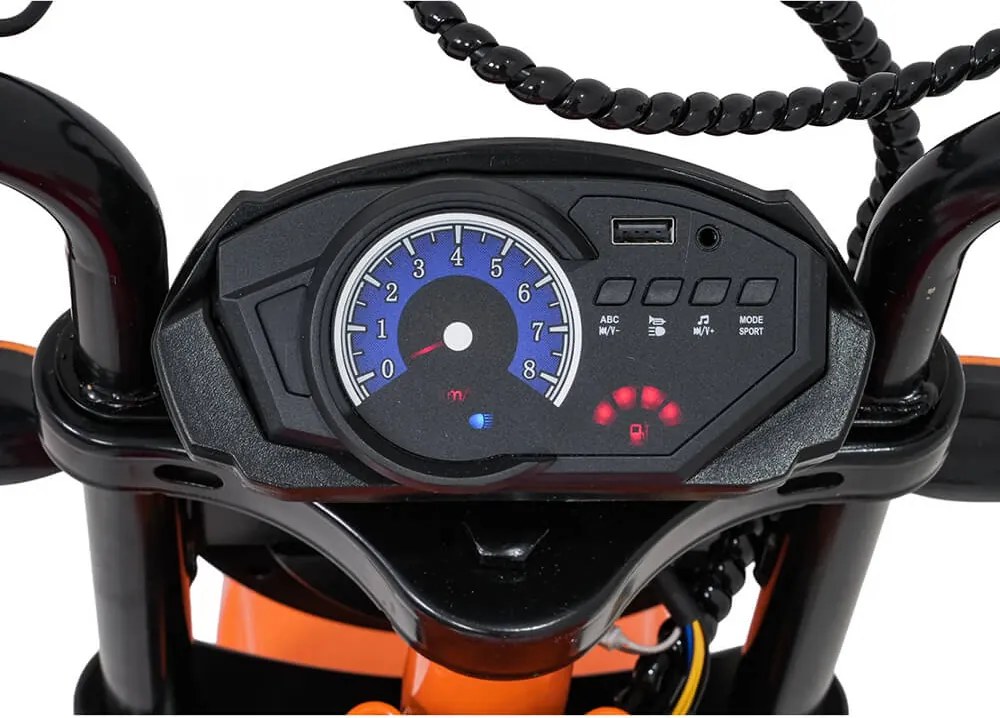 Ramiz Dětská motorka SUPERMOTO, oranžová