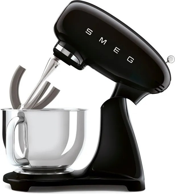 Černý kuchyňský robot 50's Retro Style – SMEG