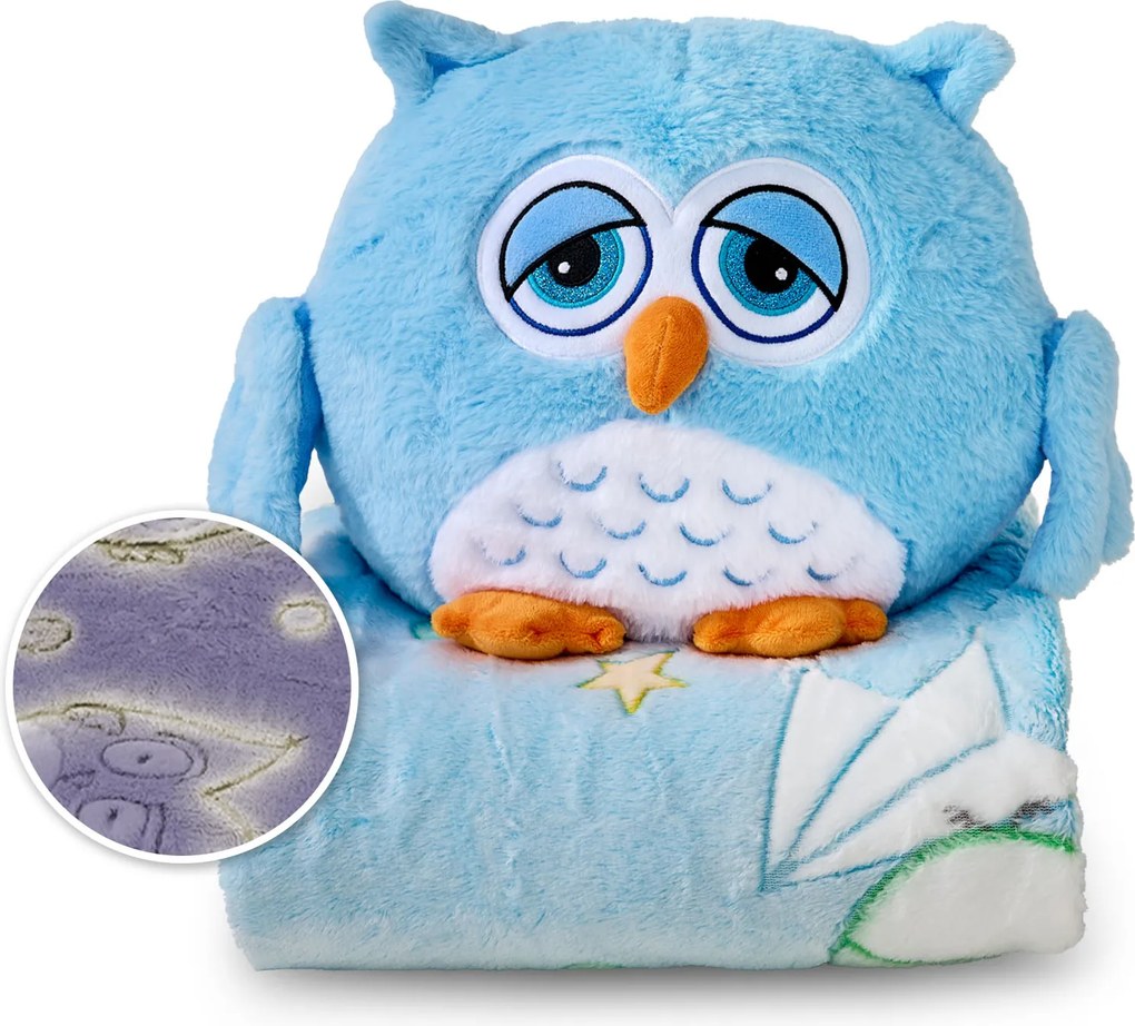 Dormeo Warm Hug sovičky náladičky modrá (Smutník)