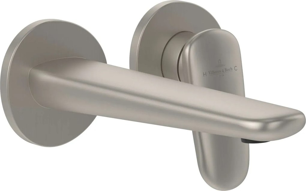 Villeroy & Boch Antao - Umyvadlová baterie pod omítku, 2-otvorová instalace, matný kartáčovaný nikl TVW11100200164