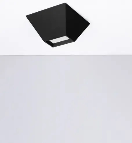 LED černé moderní stropní svítidlo Utopia