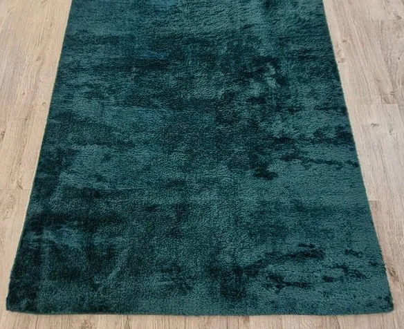 HU Koberec Plush Deluxe tyrkysový Rozměr: 50x80 cm