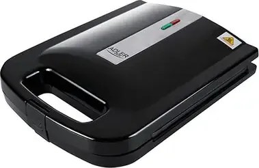 Adler AD 3055 černá / sendvičovač / 2000W / 4 sendviče