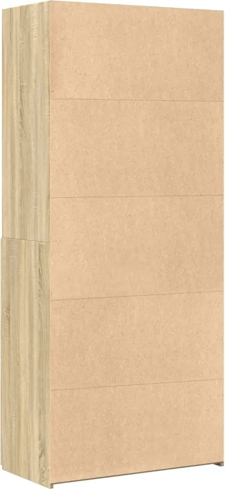 Skříň highboard dub sonoma 80 x 42,5 x 185 cm kompozitní dřevo 3281380