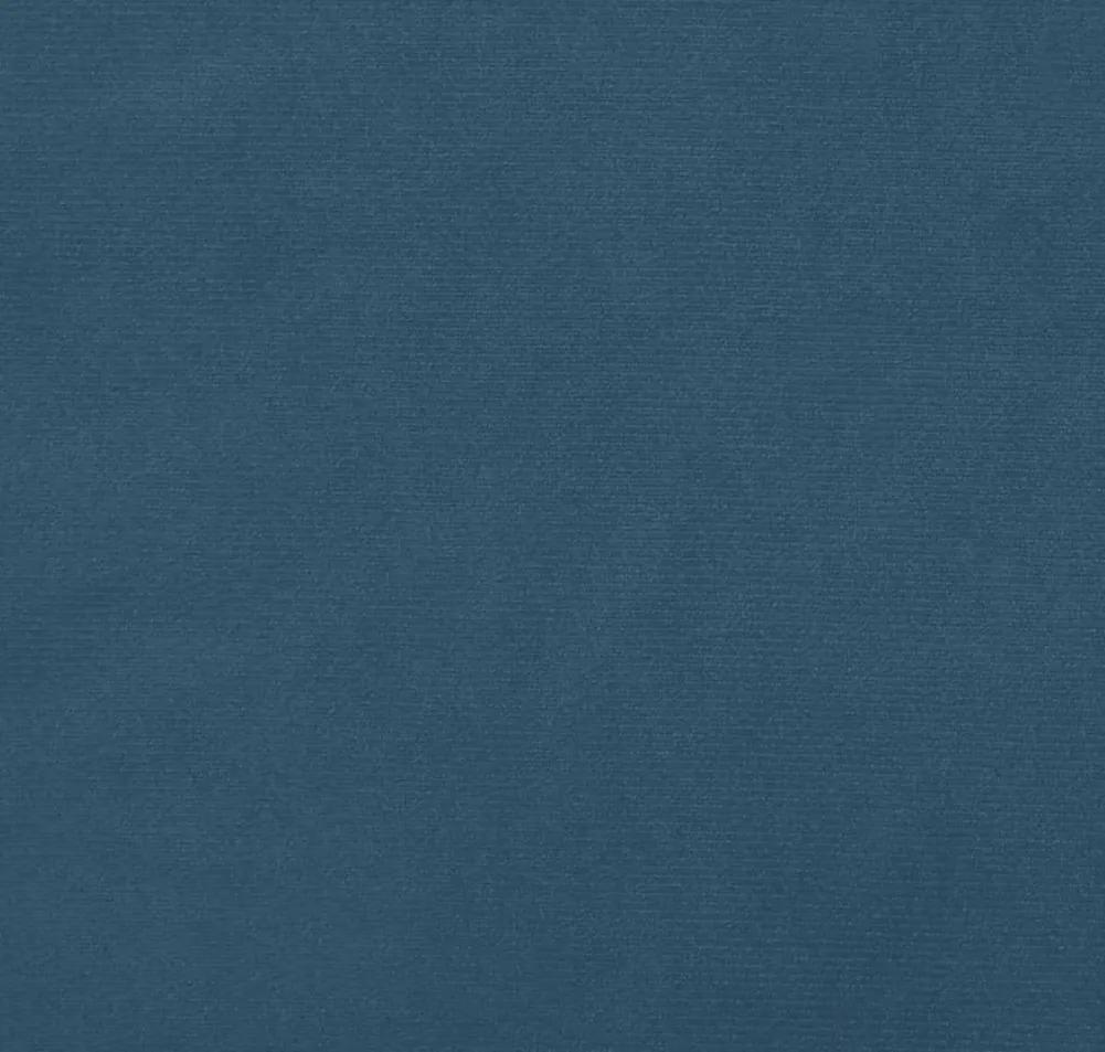 vidaXL Rám postele 100 x 200 cm samet [3120758] Barva: Tmavě moddrá