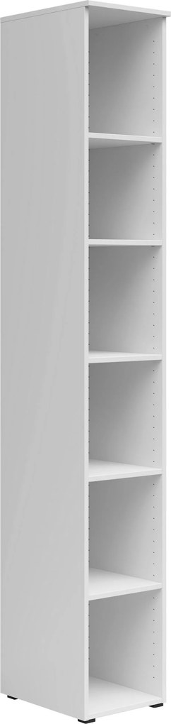 XXXLutz REGÁL, bílá, 30/195/40 cm Carryhome - Knihovny - 002427022007