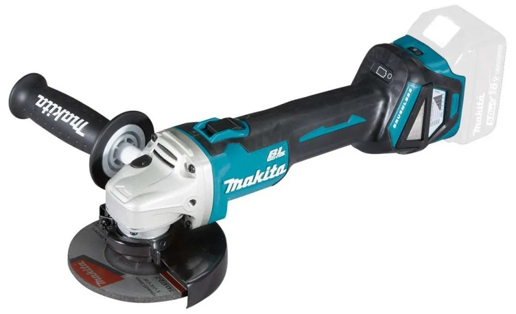 Makita - 18V AKU úhlová bruska 125 mm, bez baterie a nabíječky DGA511Z