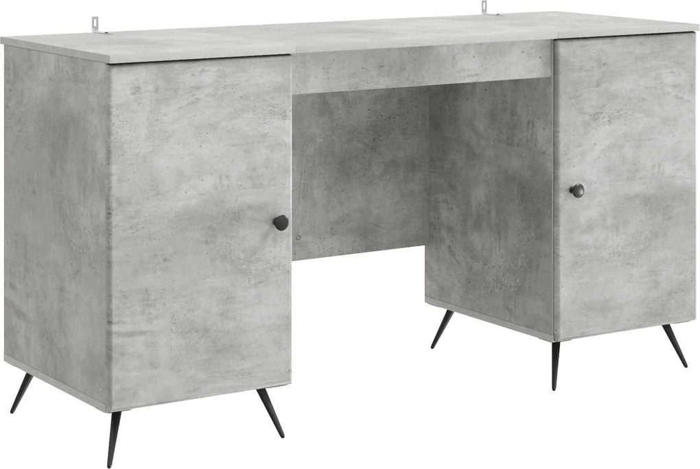 Stůl Betonově šedá 142,5 x 50 x 75 cm Kompozitní dřevo 3414633