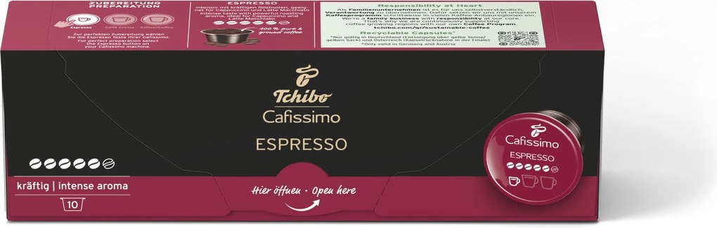 Cafissimo Espresso silné - Intenzita: 5/6