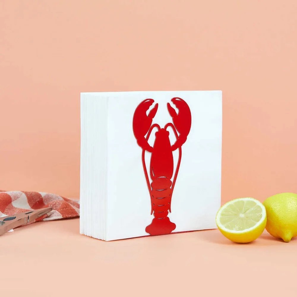Kovový držák na ubrousky Lobster – Balvi