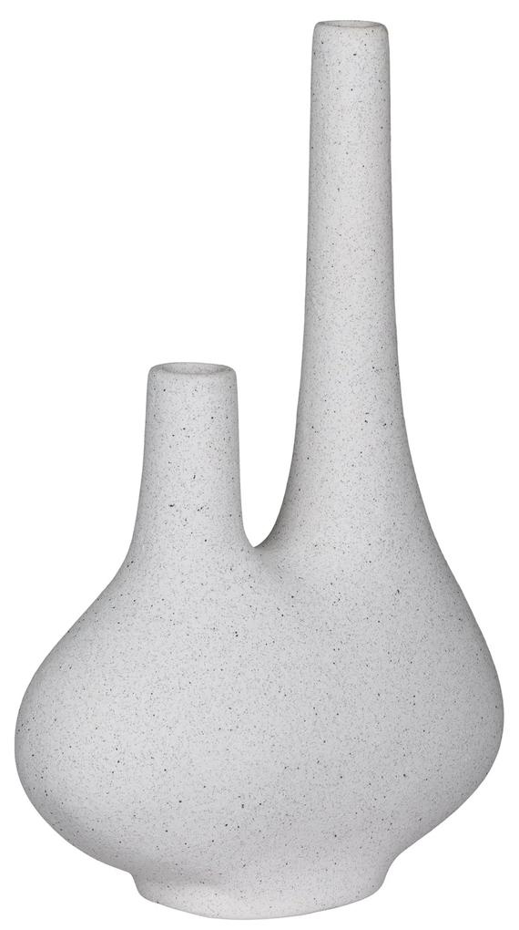 Bílá váza, odolná keramika