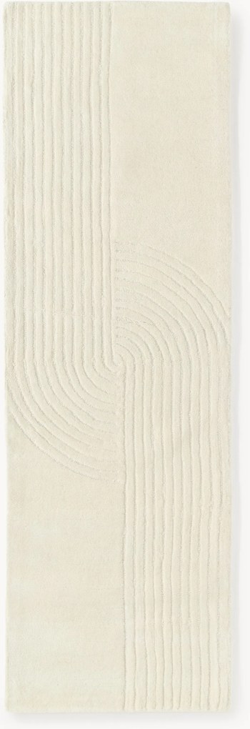 Ručně všívaný vlněný běhoun Mason