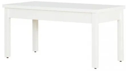 Masivní obdélníkový stůl (bílý)