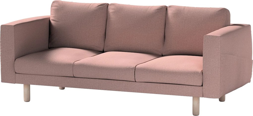 Potah na pohovku IKEA Norsborg 3-místná barva růžová látka pletený vzor