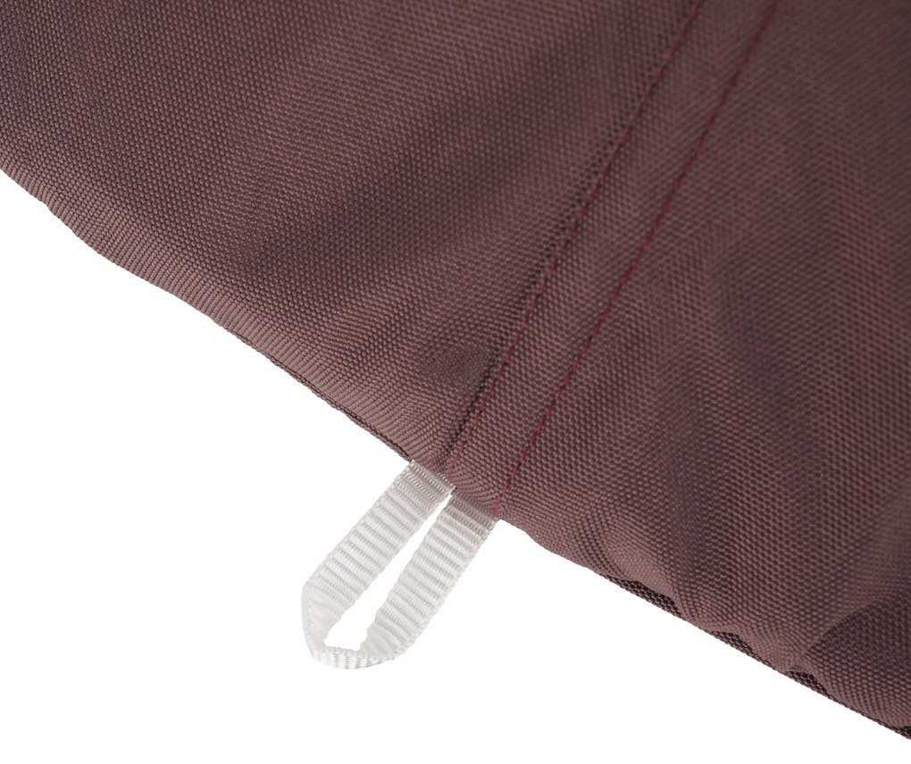 Závěsné houpací křeslo, šedohnědá TAUPE, KLORIN NEW TYP 2 BIG SIZE CACOON HAMMOCK