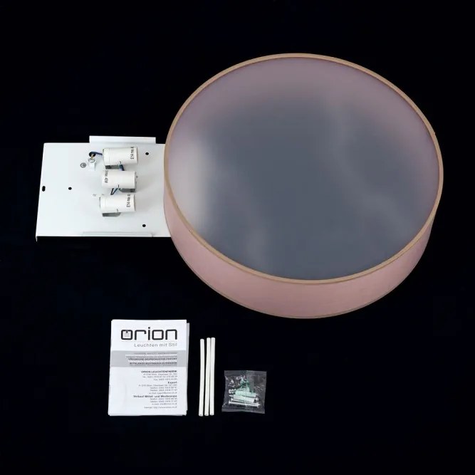 Orion DL7-617/3Braun Stropní svítidlo SEDA hnědé, průměr 40cm
