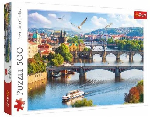 Puzzle TREFL Praha Česká Republika 500 dílků
