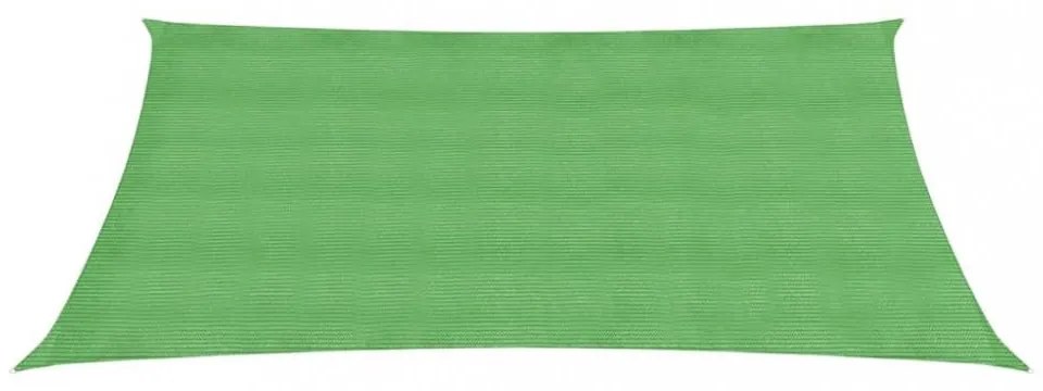 Stínící plachta obdélníková HDPE 6 x 7 m Dekorhome Tmavě zelená