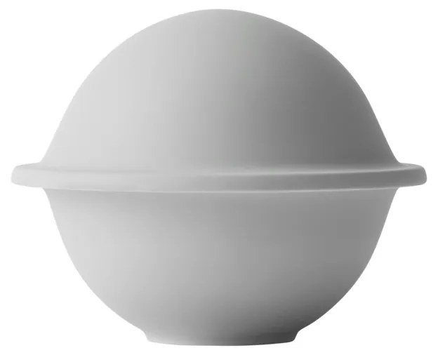 Lyngby Porcelæn Dóza Chapeau Light Grey - 16 cm