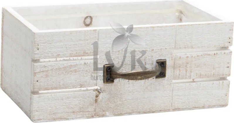 Dřevěný obal na květiny šuplík 10 x 23 x 13 cm VP1-NX-A2618