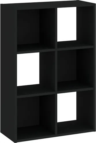 Regál Sinde 2x3, černá