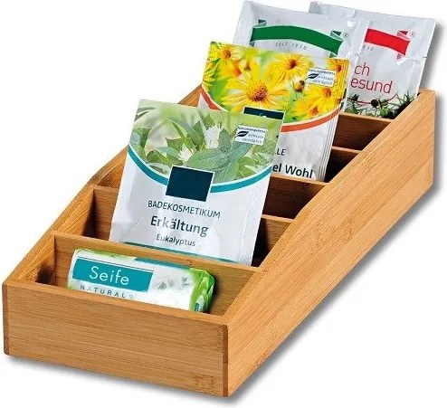Úložný box na koření, bambus