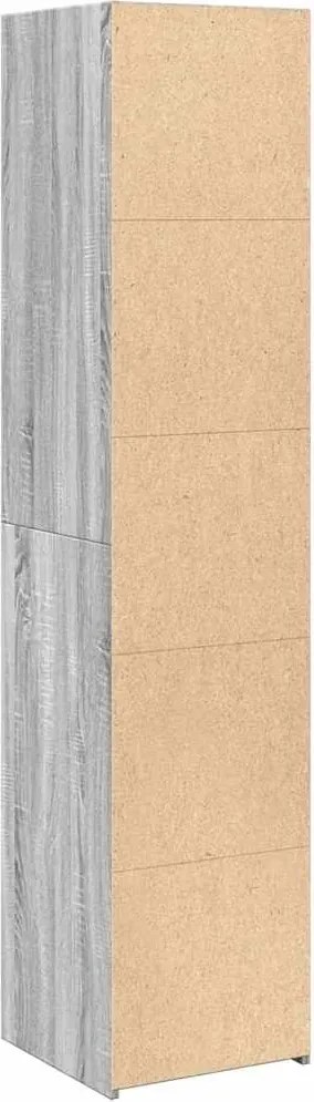 Skříň highboard šedá sonoma 40 x 41 x 185 cm kompozitní dřevo 3281671