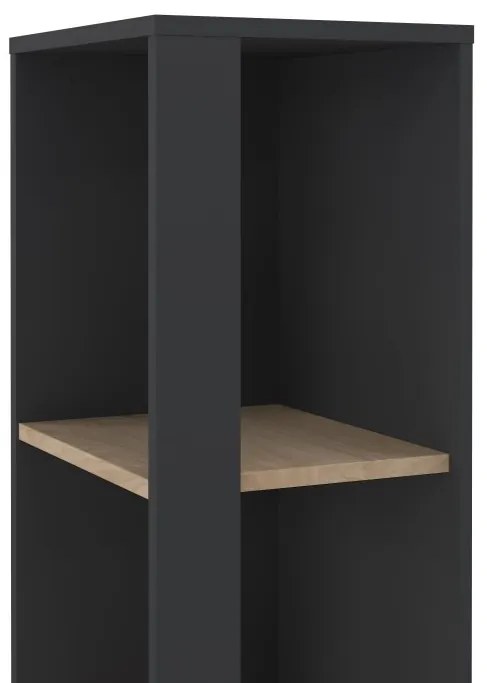 FALCO Knihovna Sign 65590 šedý mat/jackson hickory