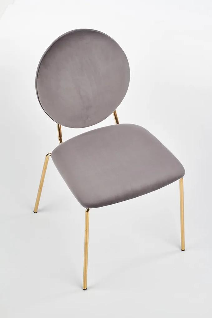 Halmar Jídelní židle K363, šedá