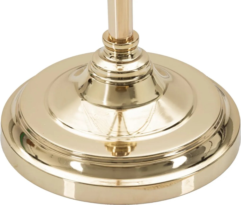 Stojací lampa Bruxelles 160 cm černá/zlatá
