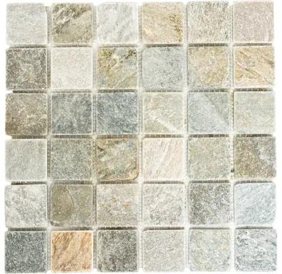 Mozaika z přírodního kamene XQM 001M 30,5x32,5 cm béžová/šedá