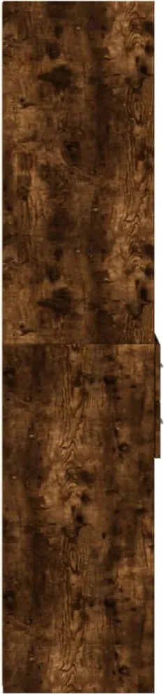 Skříň highboard kouřový dub 40 x 42,5 x 185 cm kompozitní dřevo 3281445