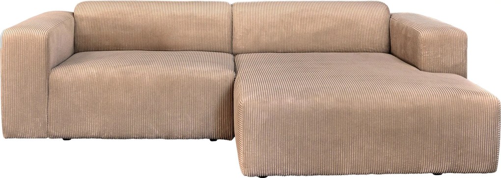XXXLutz ROHOVÁ SEDAČKA, textil, světle hnědá P & B - Sedací soupravy - 002330003302