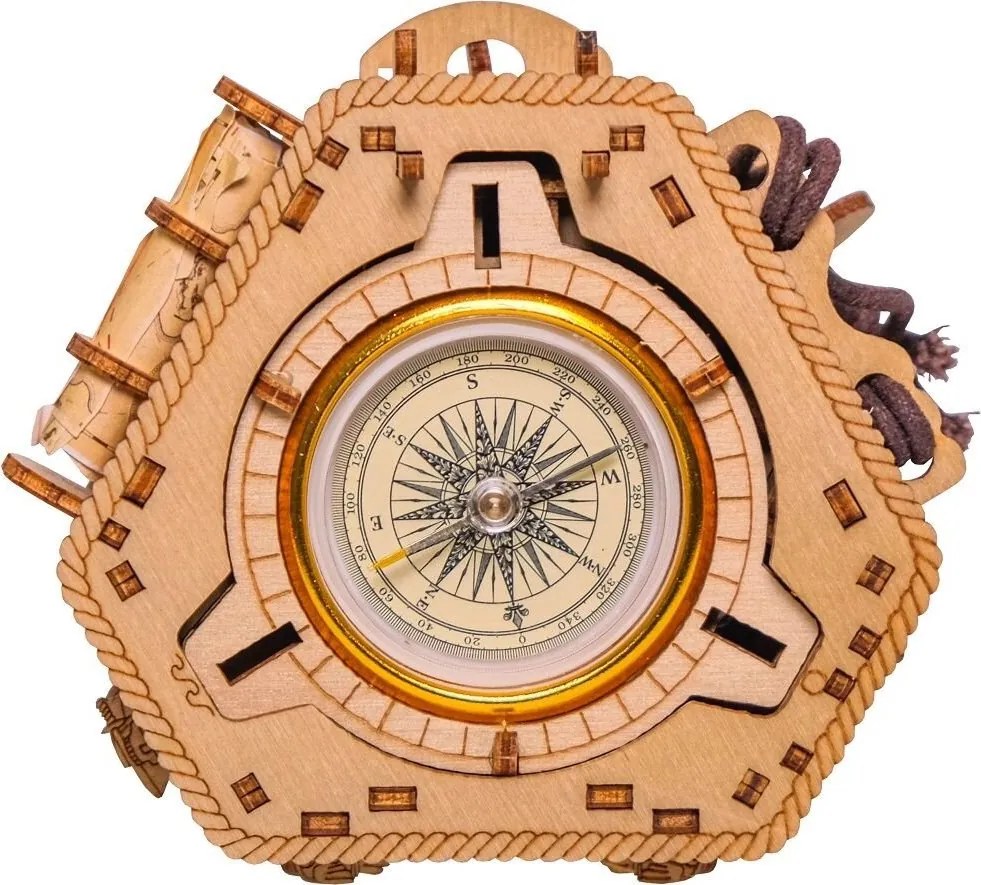 Hlavolam EscapeWelt 3D dřevěný Blackbeard's Compass [6903983]