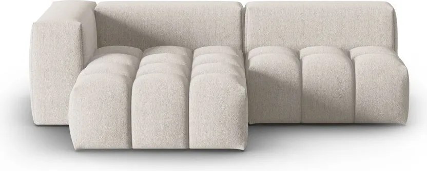 Béžová rohová pohovka (levý roh/s lenoškou) Verona – Cosmopolitan Design