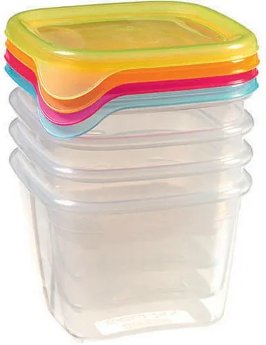 Curver Set 4 FreshandGO 0.45l dózy