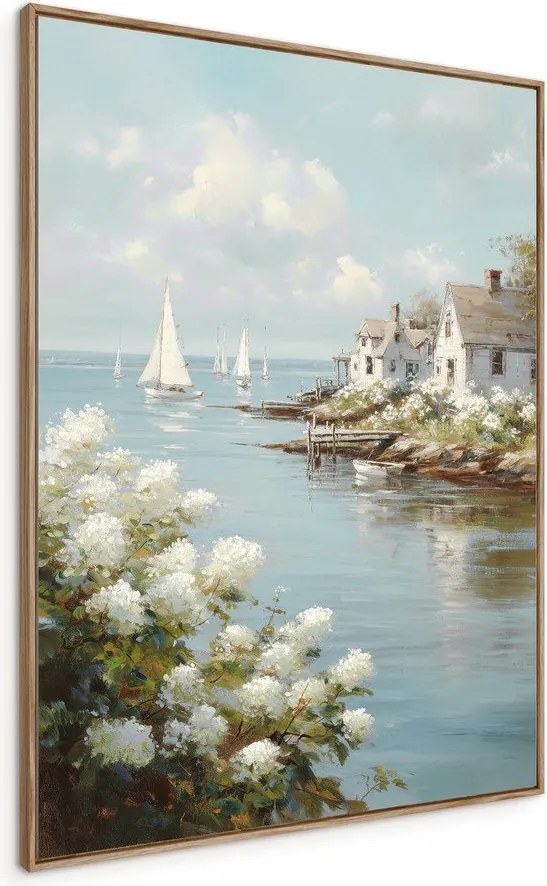 Tištěný obraz s rámem 60x80 cm Quiet Bay – Styler