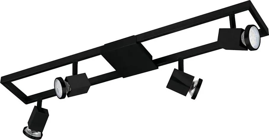 Eglo 31072 - LED Bodové svítidlo ZERACO 4xGU10/4,5W/230V černá