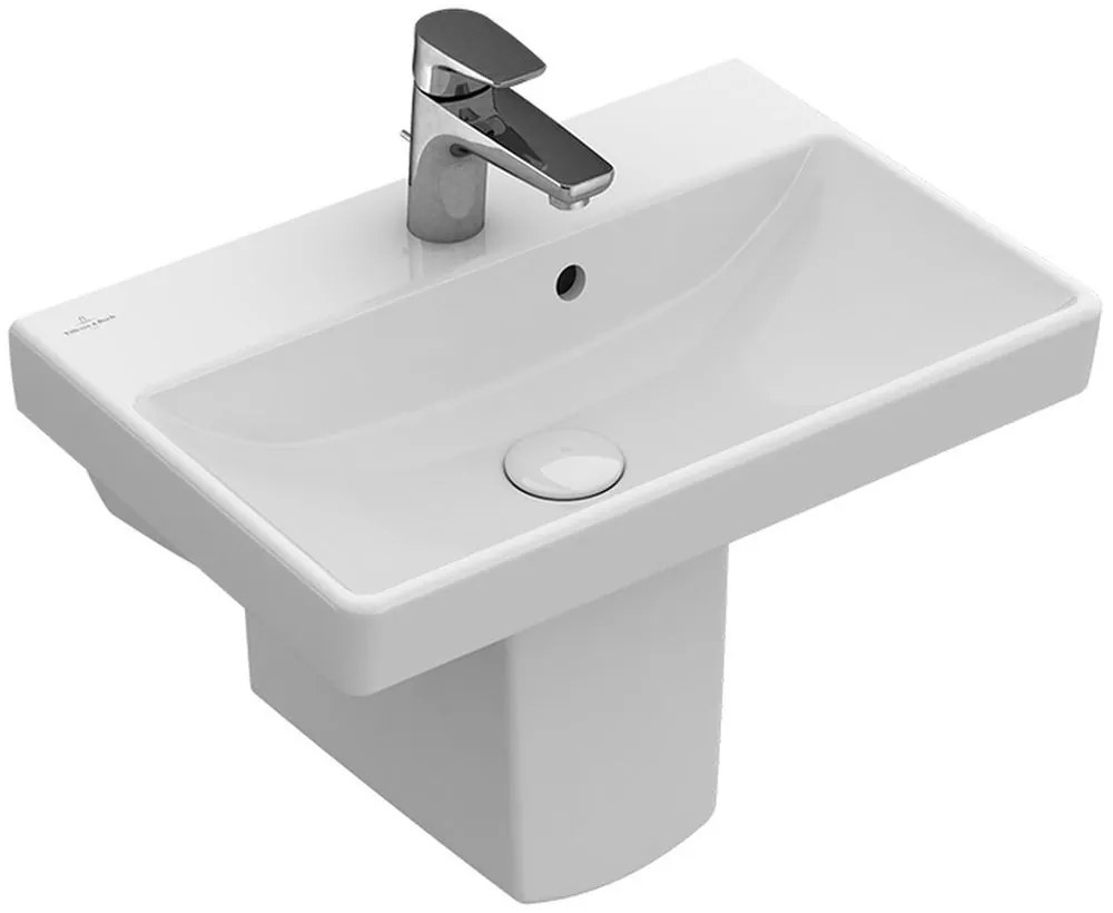 Villeroy &amp; Boch Avento umyvadlo 55x37 cm obdélníkový bílá 4A005501