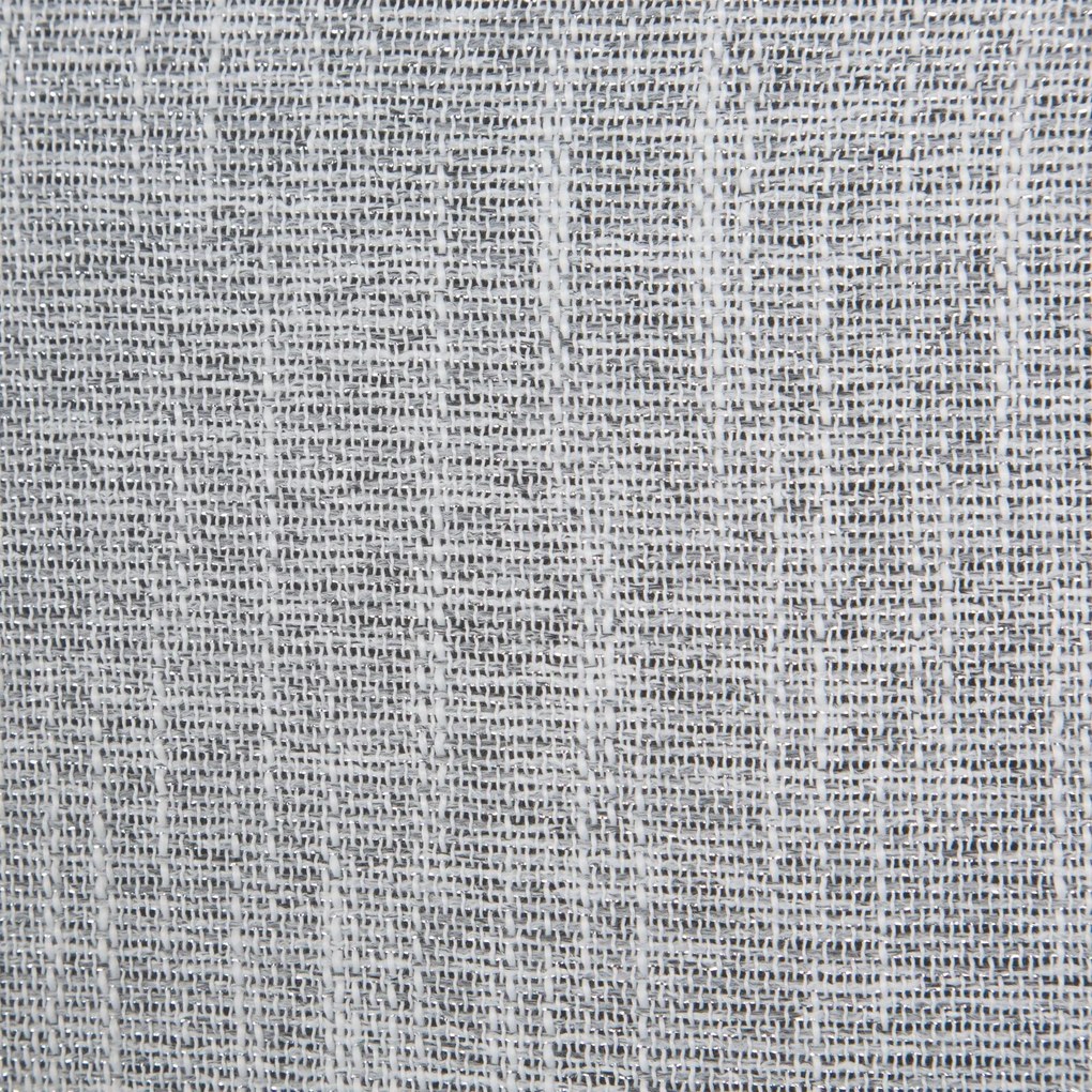 ZÁVĚS NA KROUŽCÍCH AGNES 140X250 CM STŘÍBRNÁ