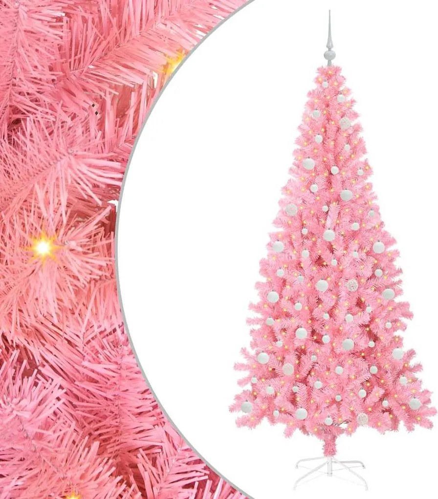 Vánoční stromeček Růžová 210 cm PVC 3396441