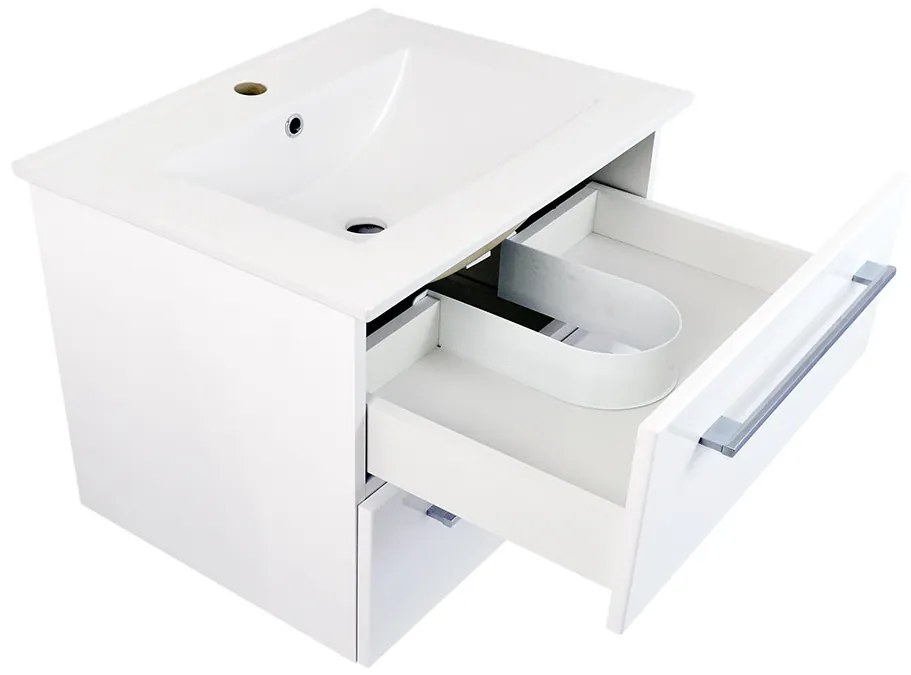 A-Interiéry Koupelnová skříňka s keramickým umyvadlem Trento W 75 - trento w75