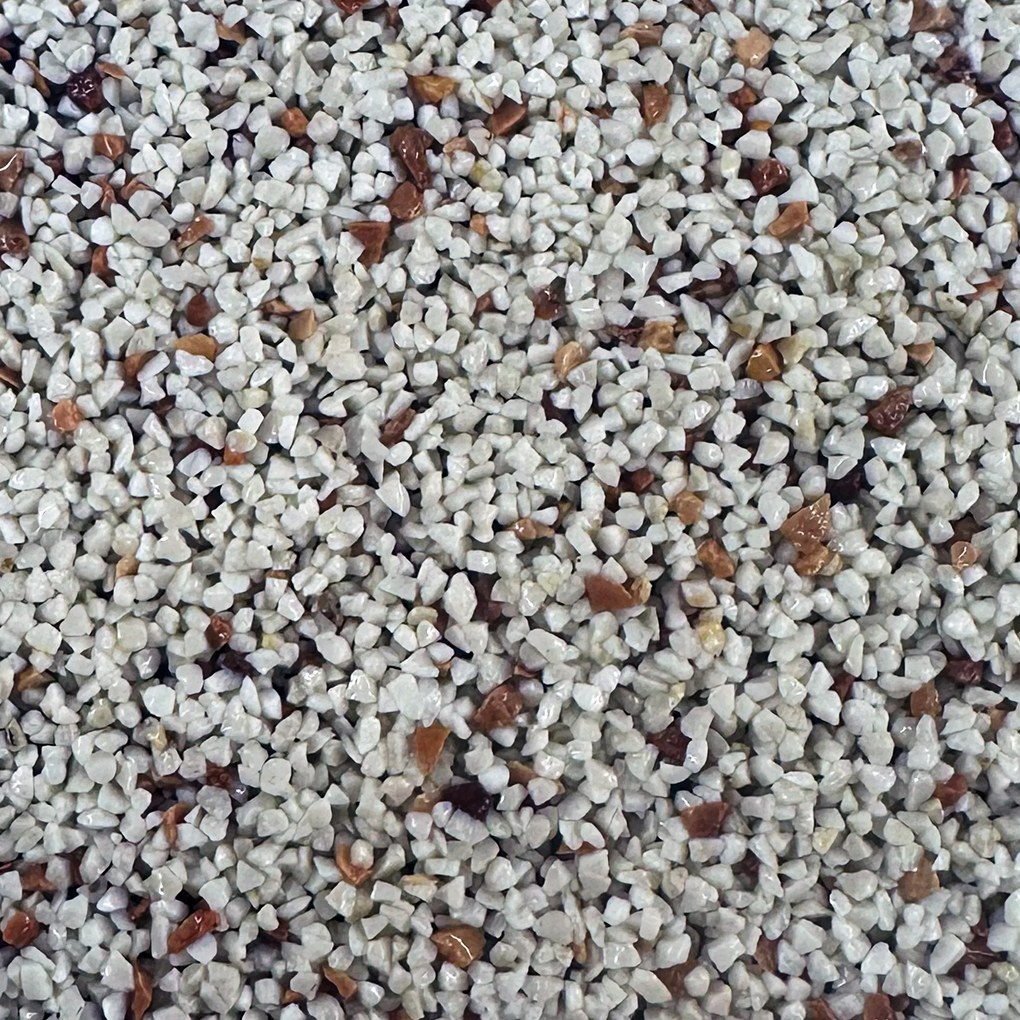 Báča Beton Marmolit na podlahu Toscano Frakce: Kombinovaná (1 – 8 mm), vydatnost setu 1,8 m², Doporučené použití v: exteriéru - dvousložkový polyuretan
