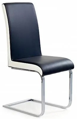 Jídelní židle K103 černo-bílá