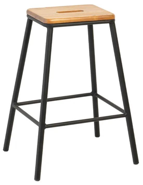 Barová židle vanyl 67 cm černá MUZZA